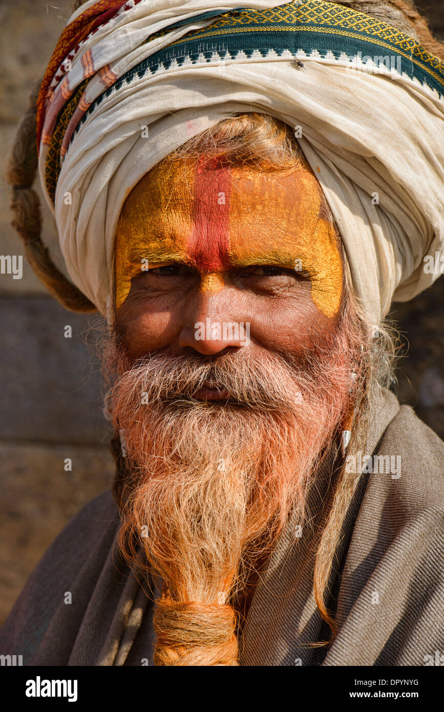 Sadhu holy man dreadlocks beard hi-res stock photography and images - Alamy