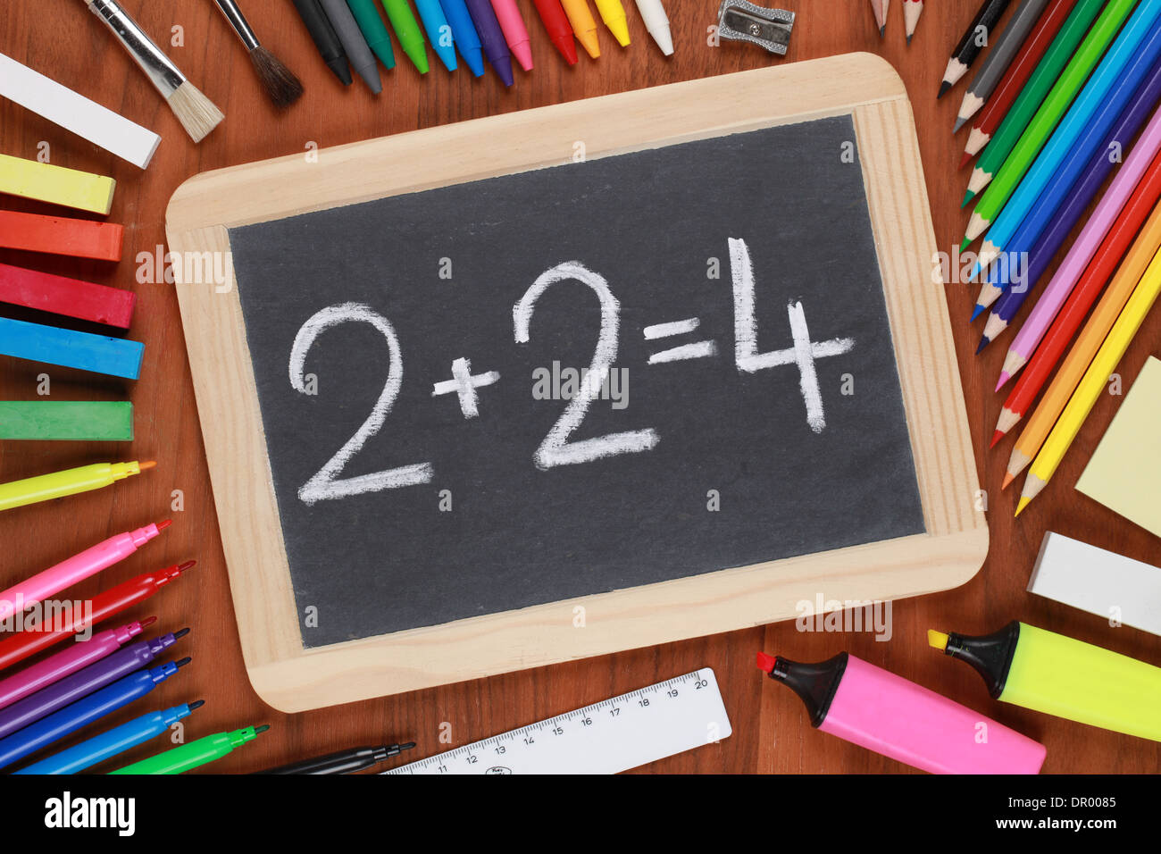 Math calculation board hi-res stock photography and images - Alamy
