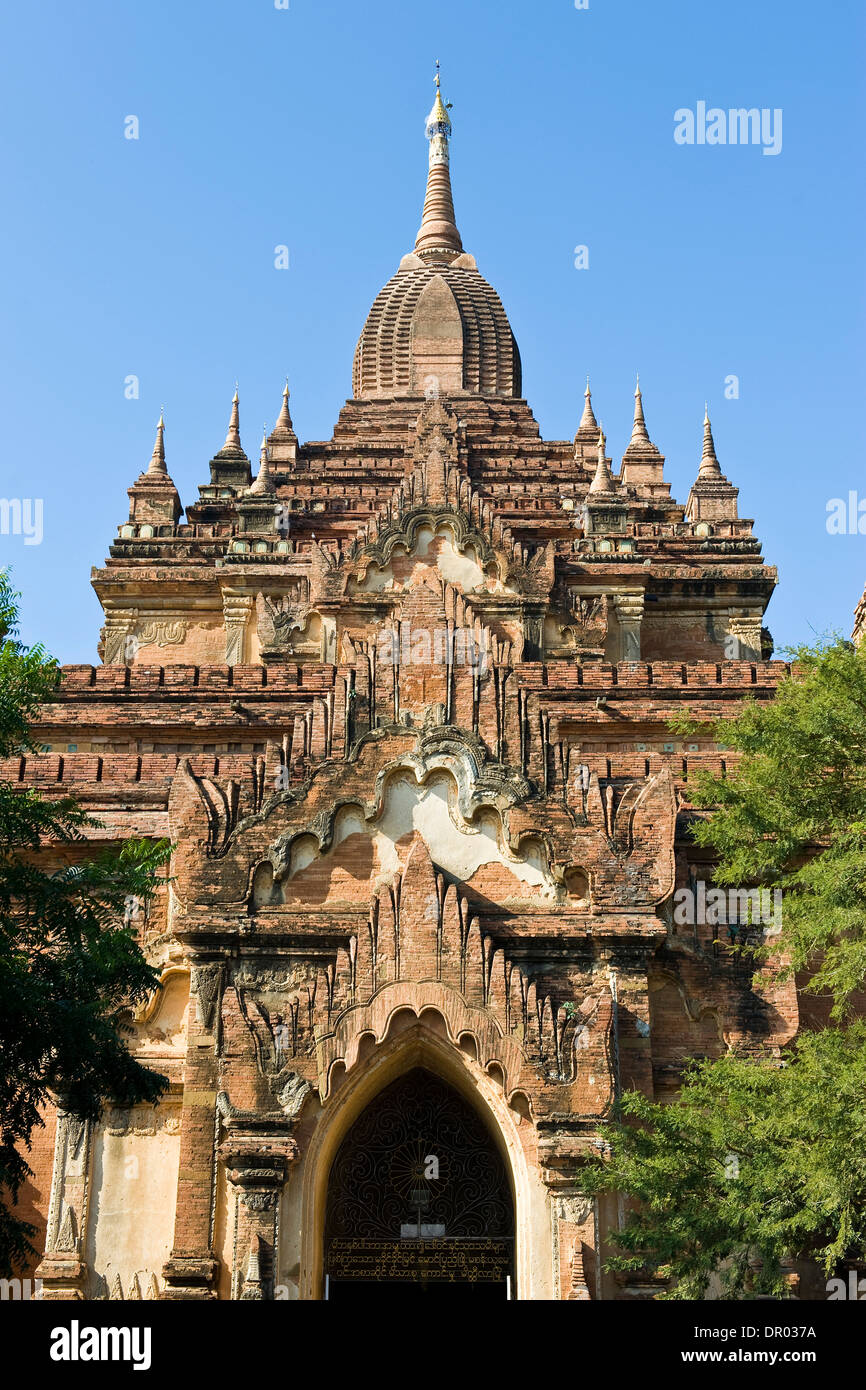 Myanmar, Bagan, Htilo Minlo Guphaya-Gyi paya Stock Photo - Alamy