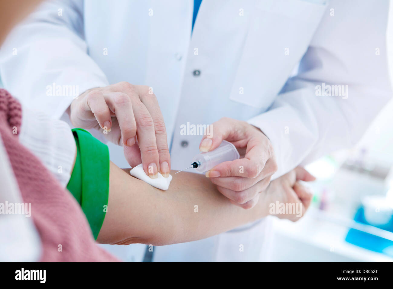 Draw blood woman hi-res stock photography and images - Alamy