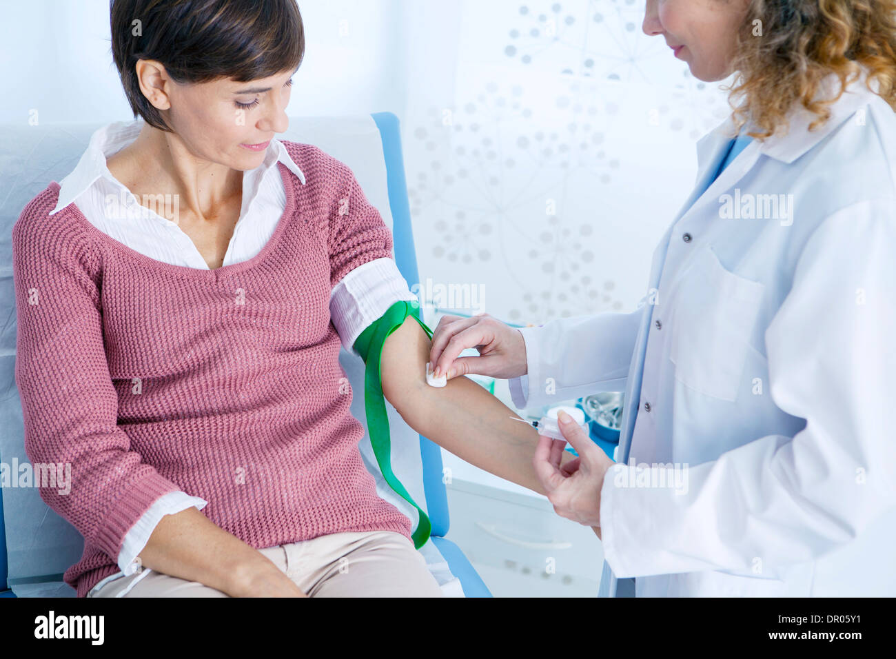 Draw blood woman hi-res stock photography and images - Alamy