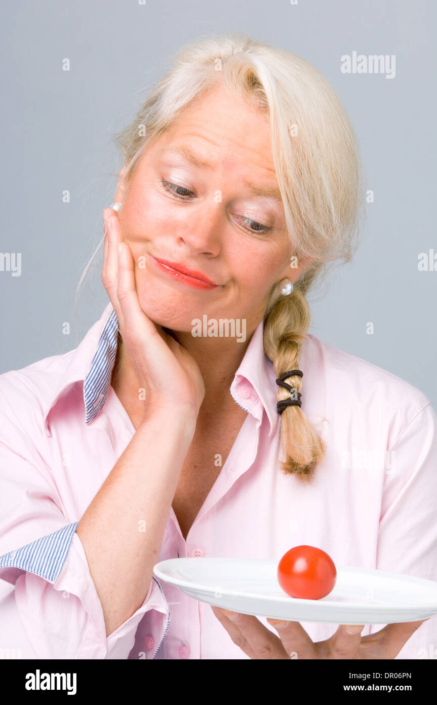 ELDERLY PERSON EATING Stock Photo - Alamy