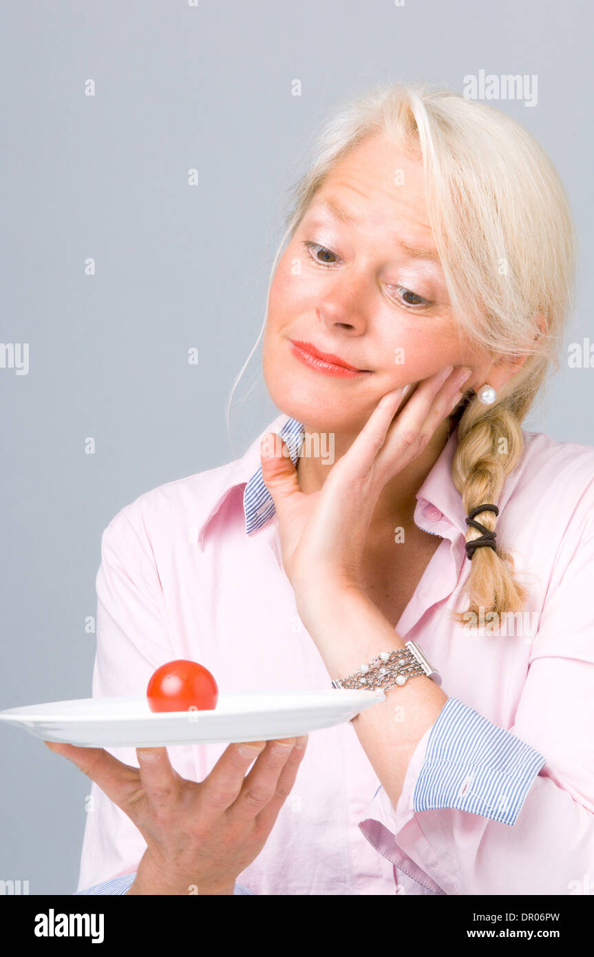 ELDERLY PERSON EATING Stock Photo - Alamy