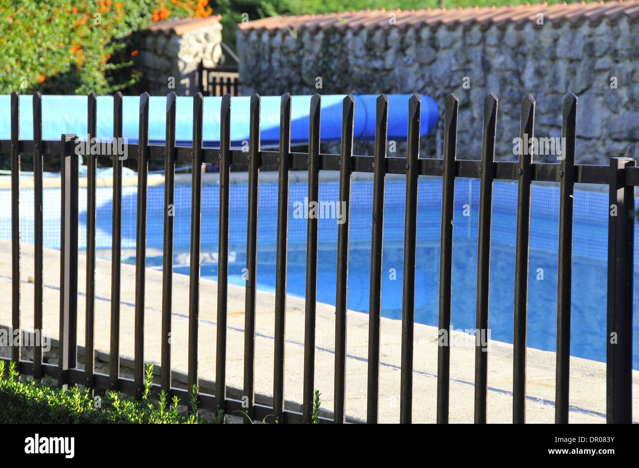 Swimming pool gates hi-res stock photography and images - Alamy