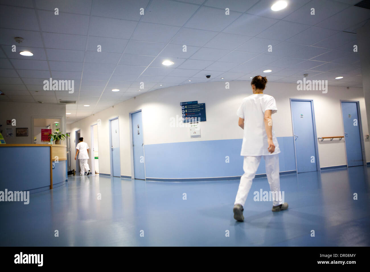 INTERIOR OF A HOSPITAL Stock Photo - Alamy