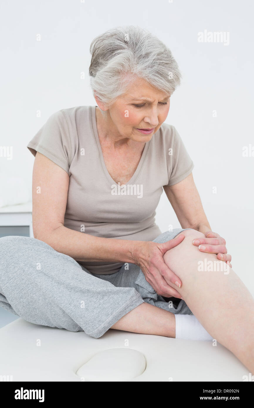 Woman knee joint 60s hi-res stock photography and images - Alamy