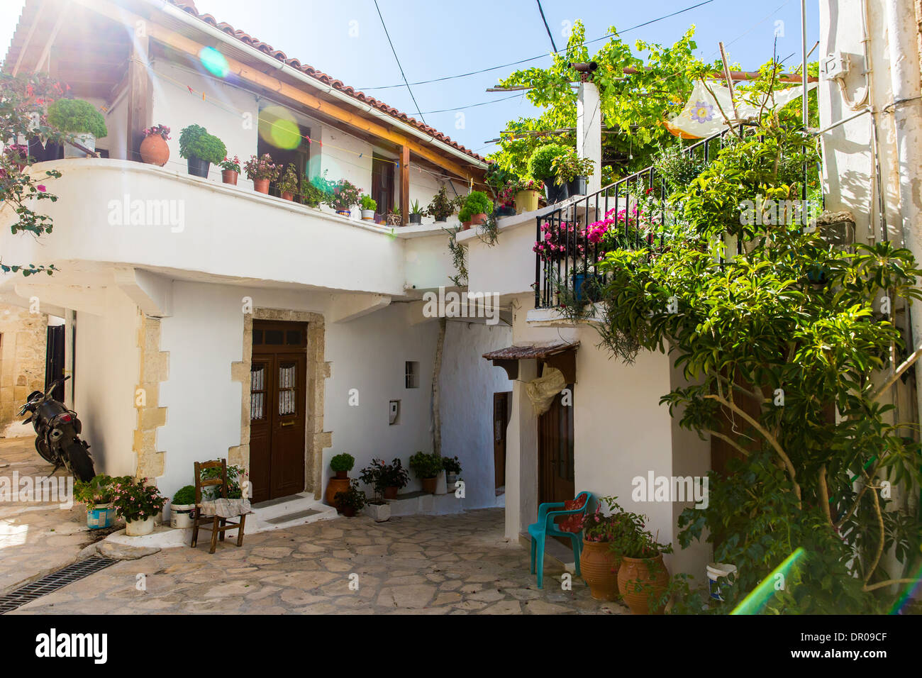 Small cretan village in Crete island, Greece. See other pictures from ...