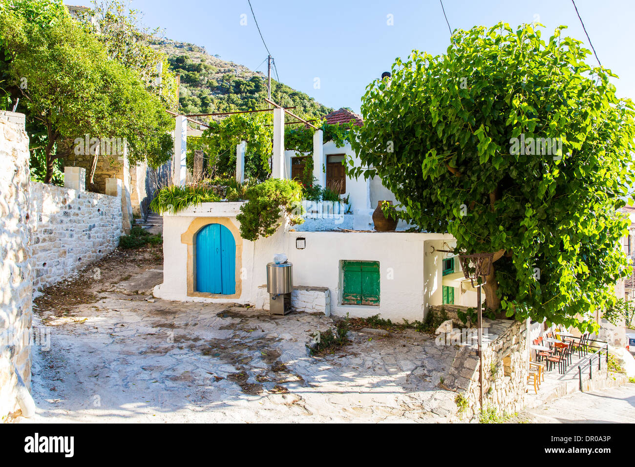 Small cretan village in Crete island, Greece. See other pictures from ...
