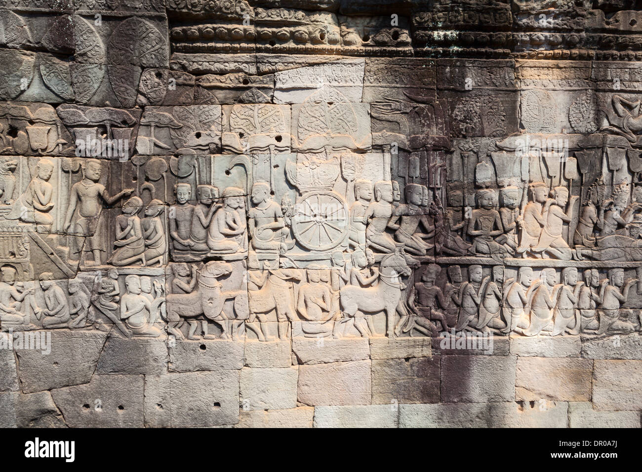 Bayon bas reliefs hi-res stock photography and images - Alamy