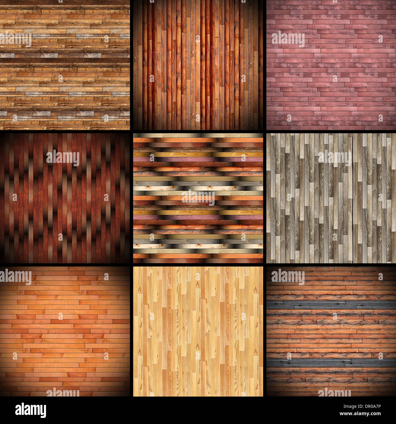 collage of textures resembling wooden tiles for parquet mounting on ...