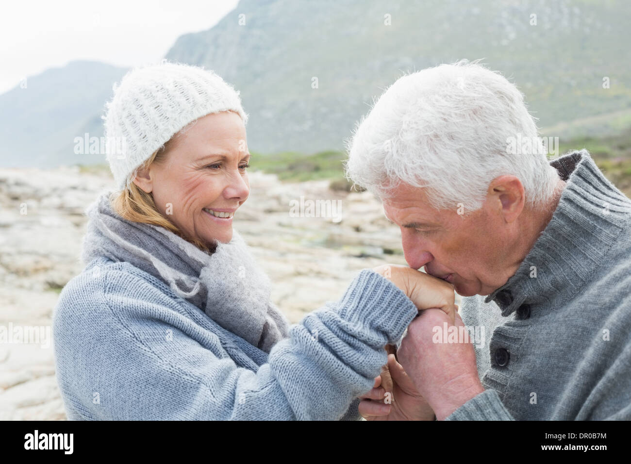 Hand kissing hi-res stock photography and images - Alamy