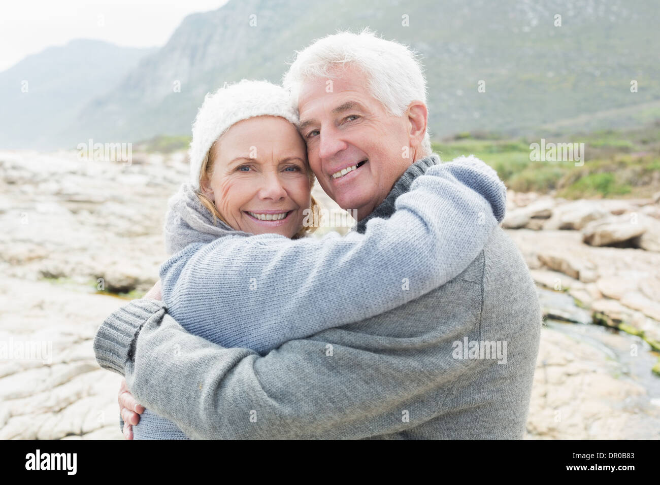 Portrait romantic couple hugging hi-res stock photography and images ...