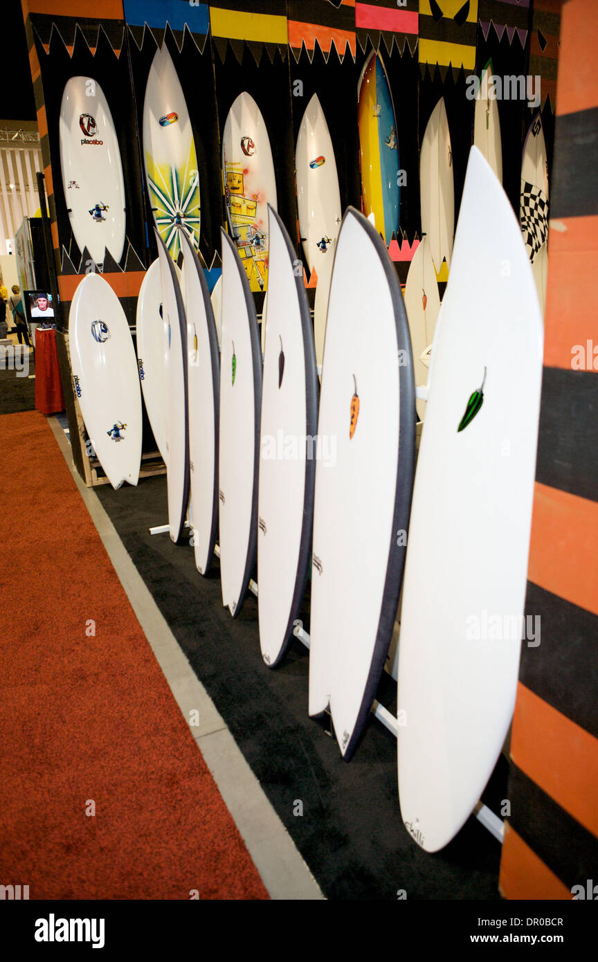 Jan 23, 2009 - San Diego, CA, USA - Surfboard designs on display at the ...