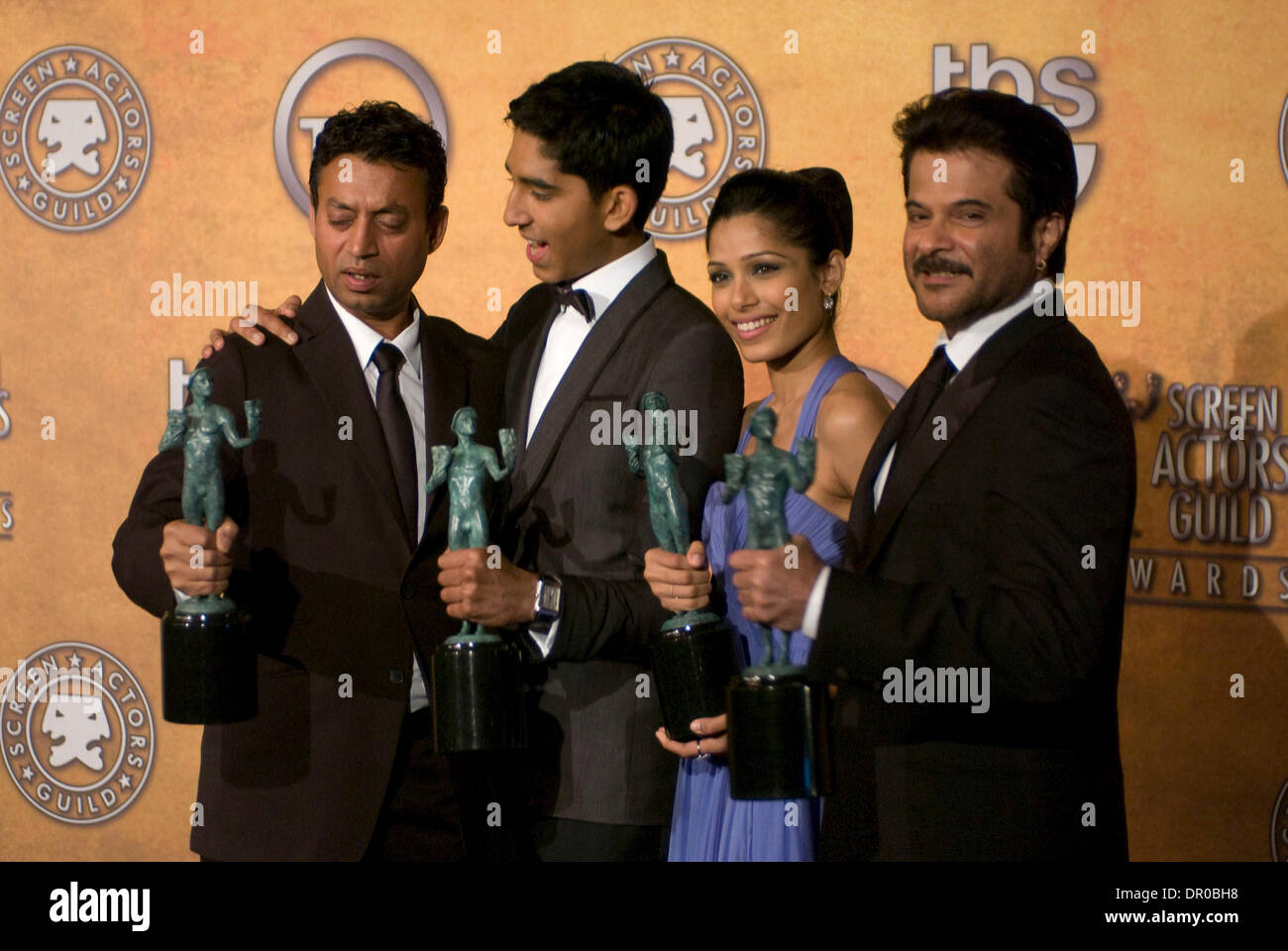 Jan 25, 2009 - Los Angeles, California, USA - Cast of 'Slumdog ...