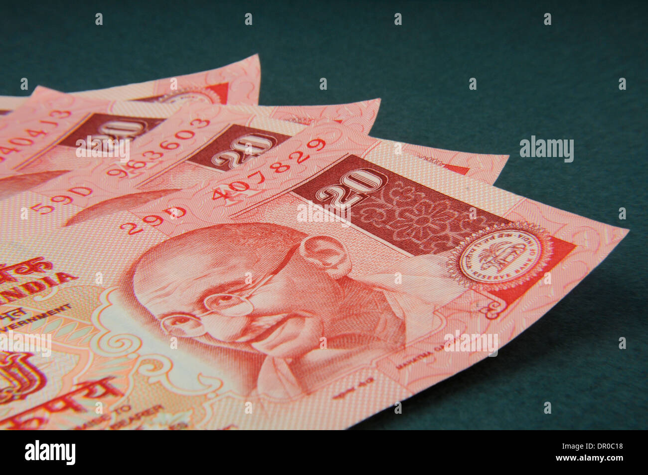 A twenty rupee notes ,Indian Currency Stock Photo - Alamy
