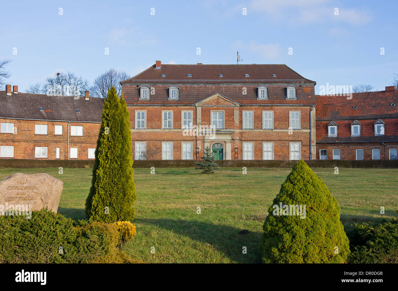 Old manor house in Northern East Germany Stock Photo - Alamy