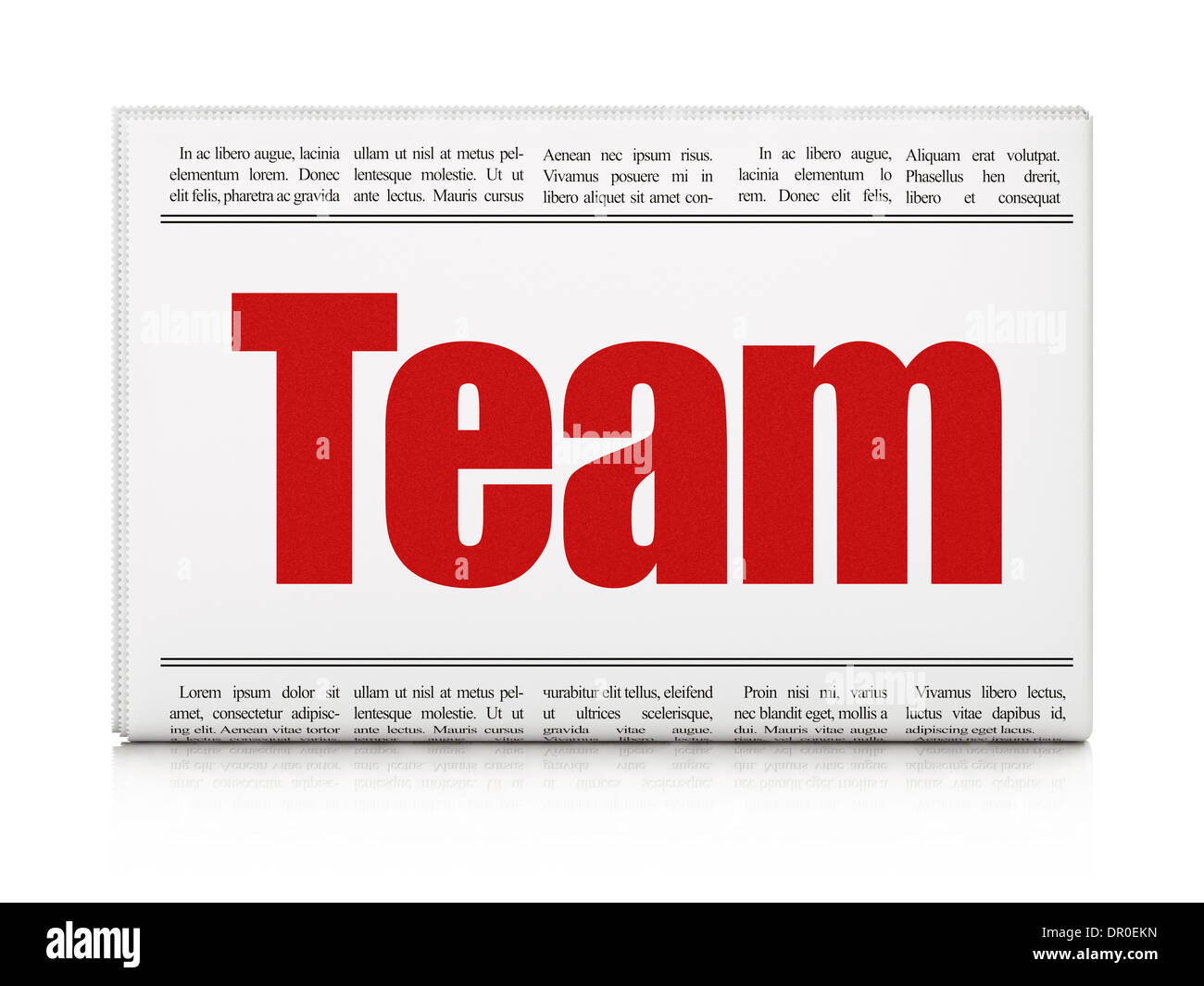 Daily team Cut Out Stock Images & Pictures - Alamy