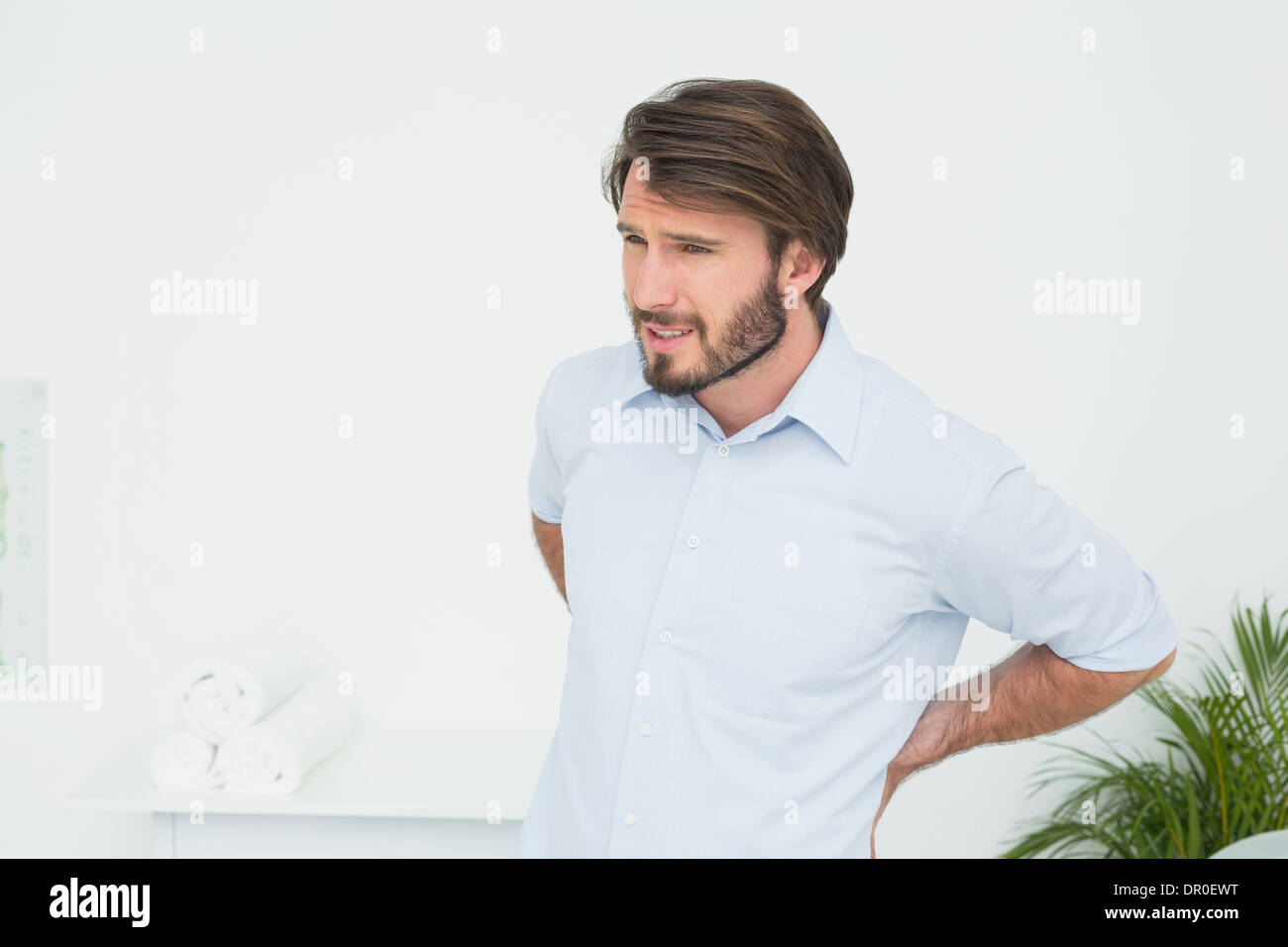 Handsome young man back hi-res stock photography and images - Alamy