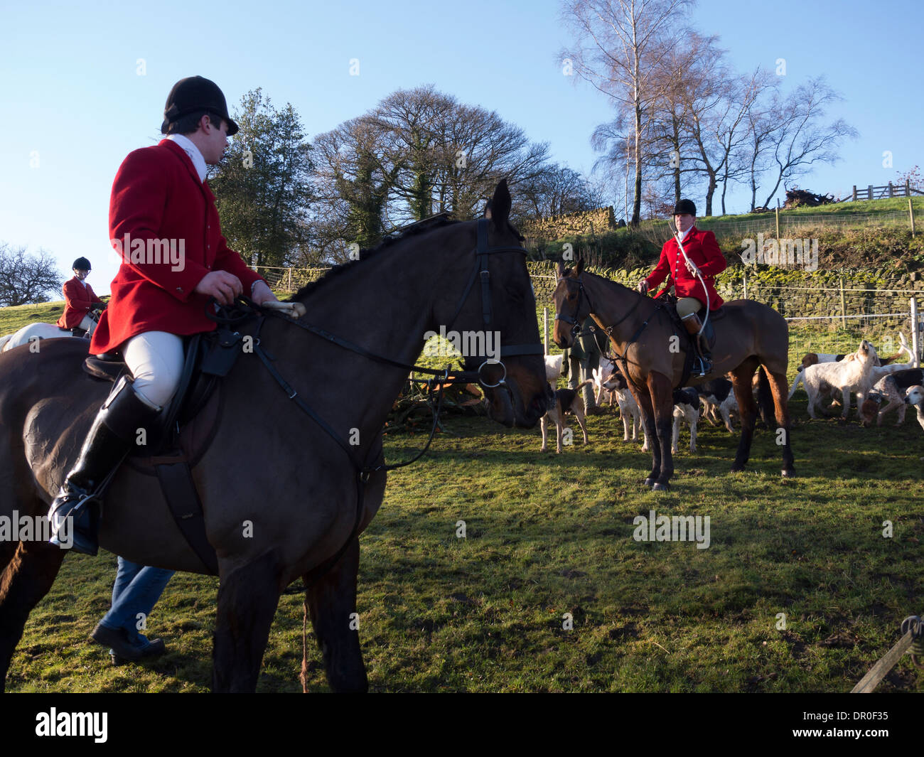the Barlow Hunt near Matlock, derbyshire uk Stock Photo - Alamy