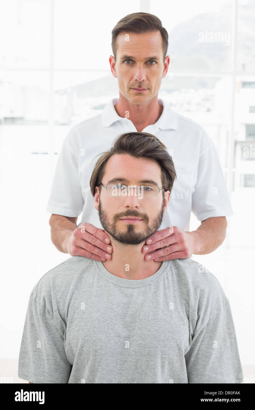 Young mans neck hi-res stock photography and images - Alamy