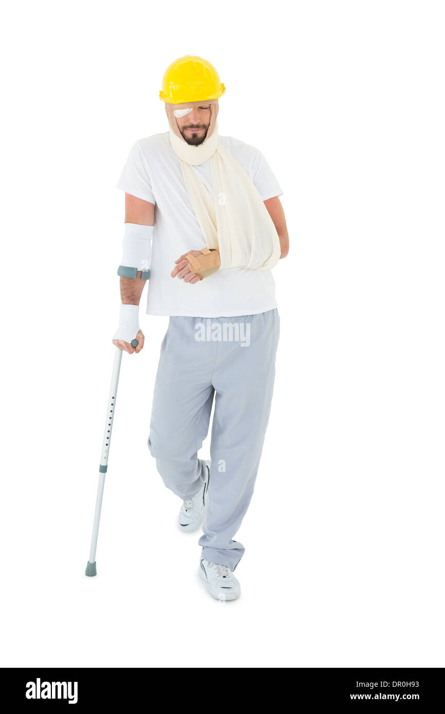 Man in hat standing Cut Out Stock Images & Pictures - Alamy