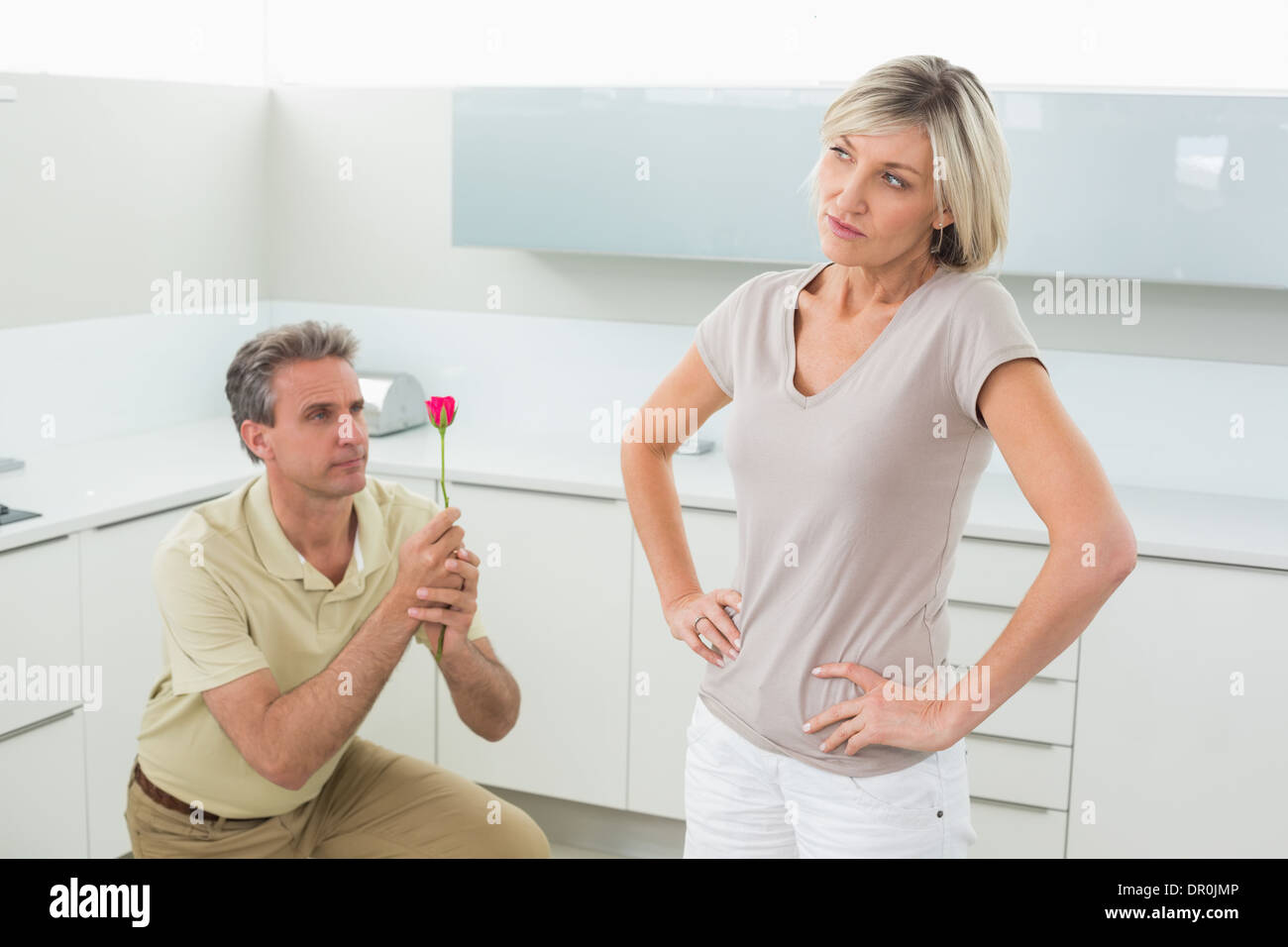 Woman in romantic attitude hi-res stock photography and images - Alamy