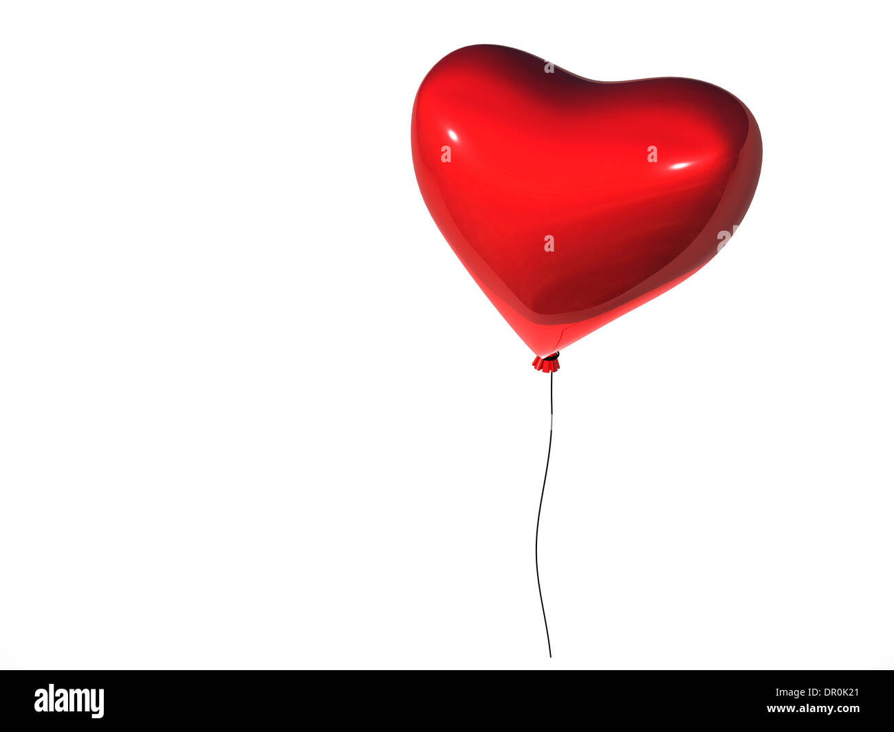 Heart shaped balloon Stock Photo - Alamy
