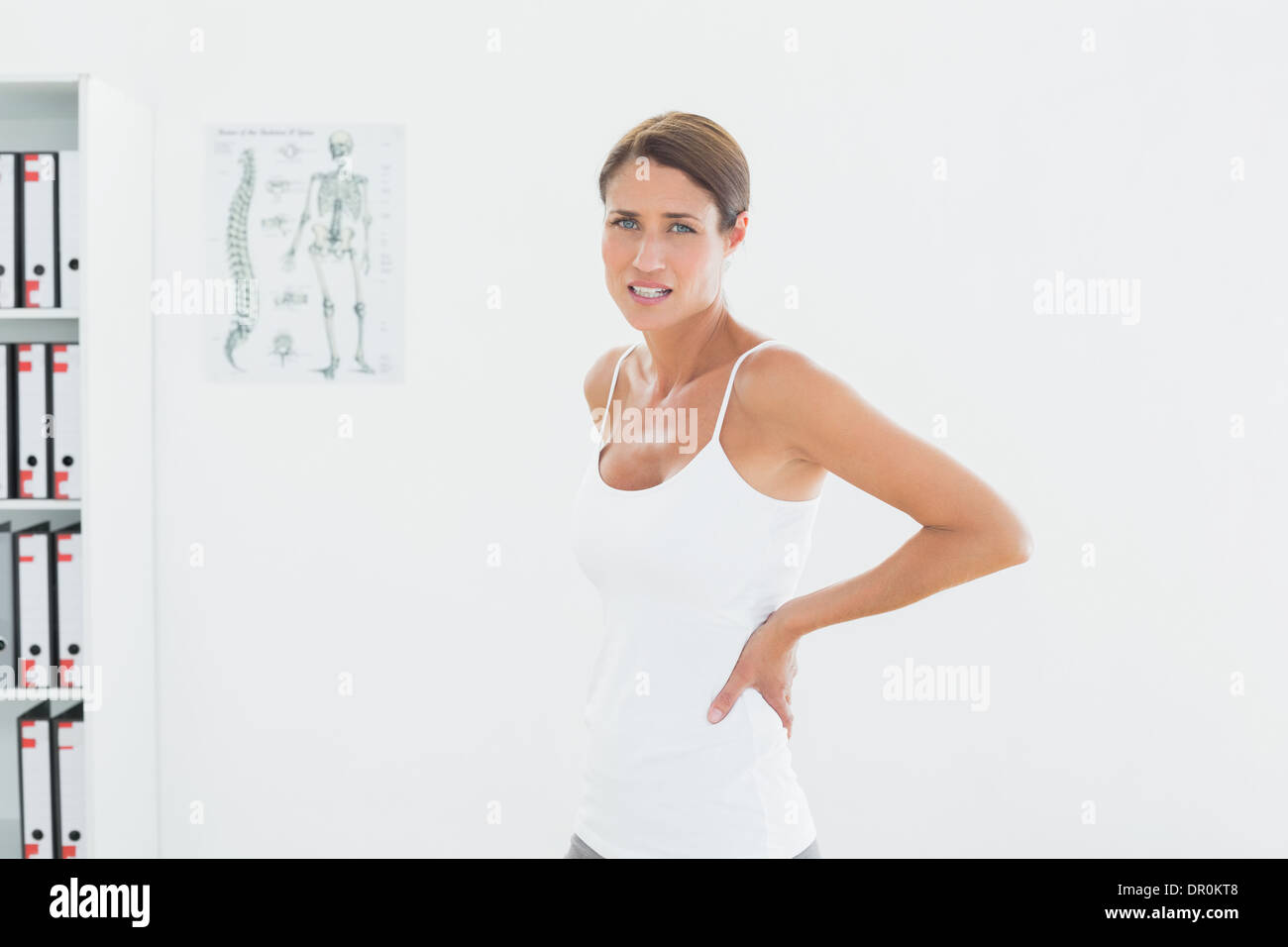 Lower back pain woman hi-res stock photography and images - Alamy