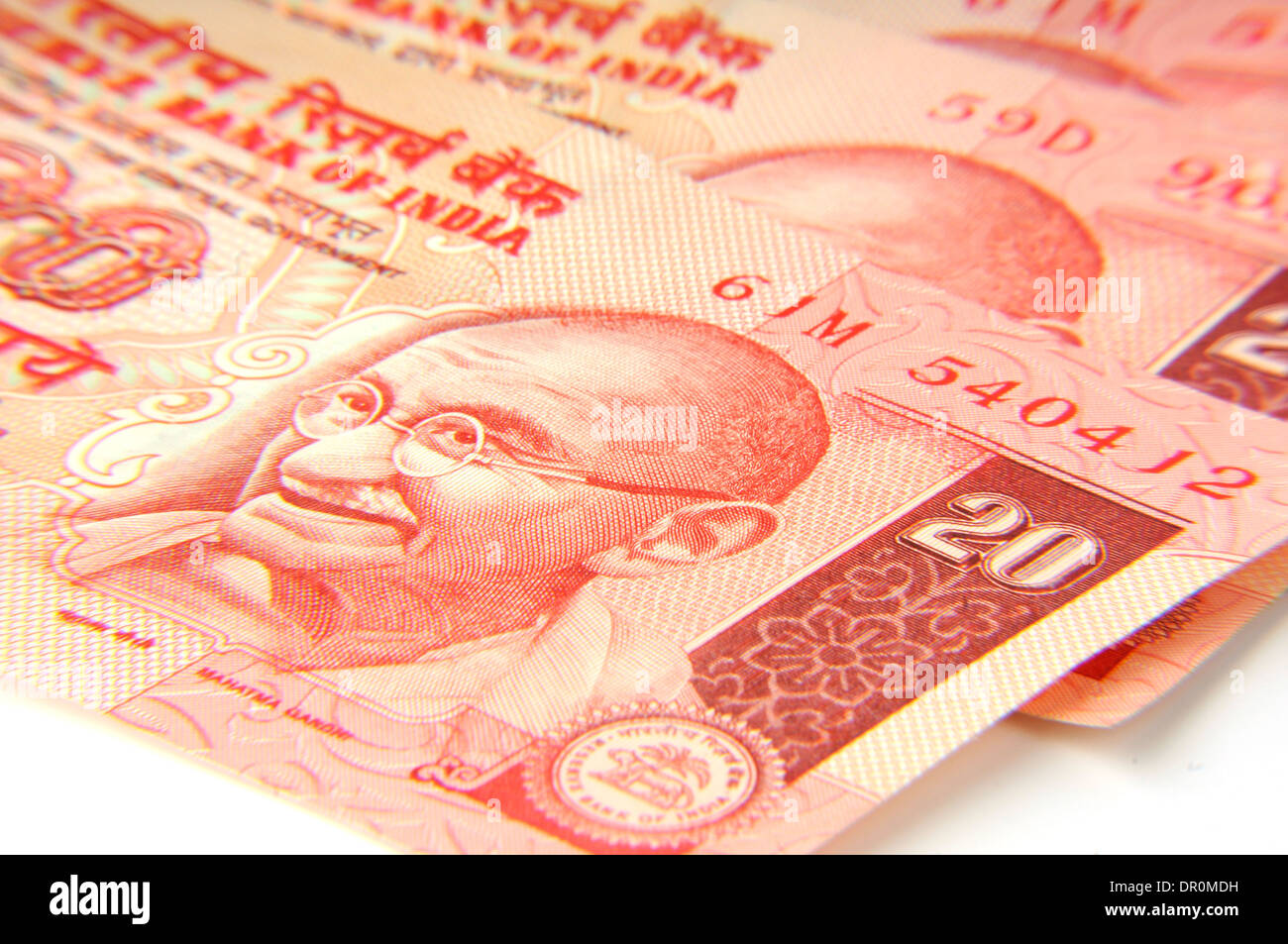 Indian twenty rupee note hi-res stock photography and images - Alamy
