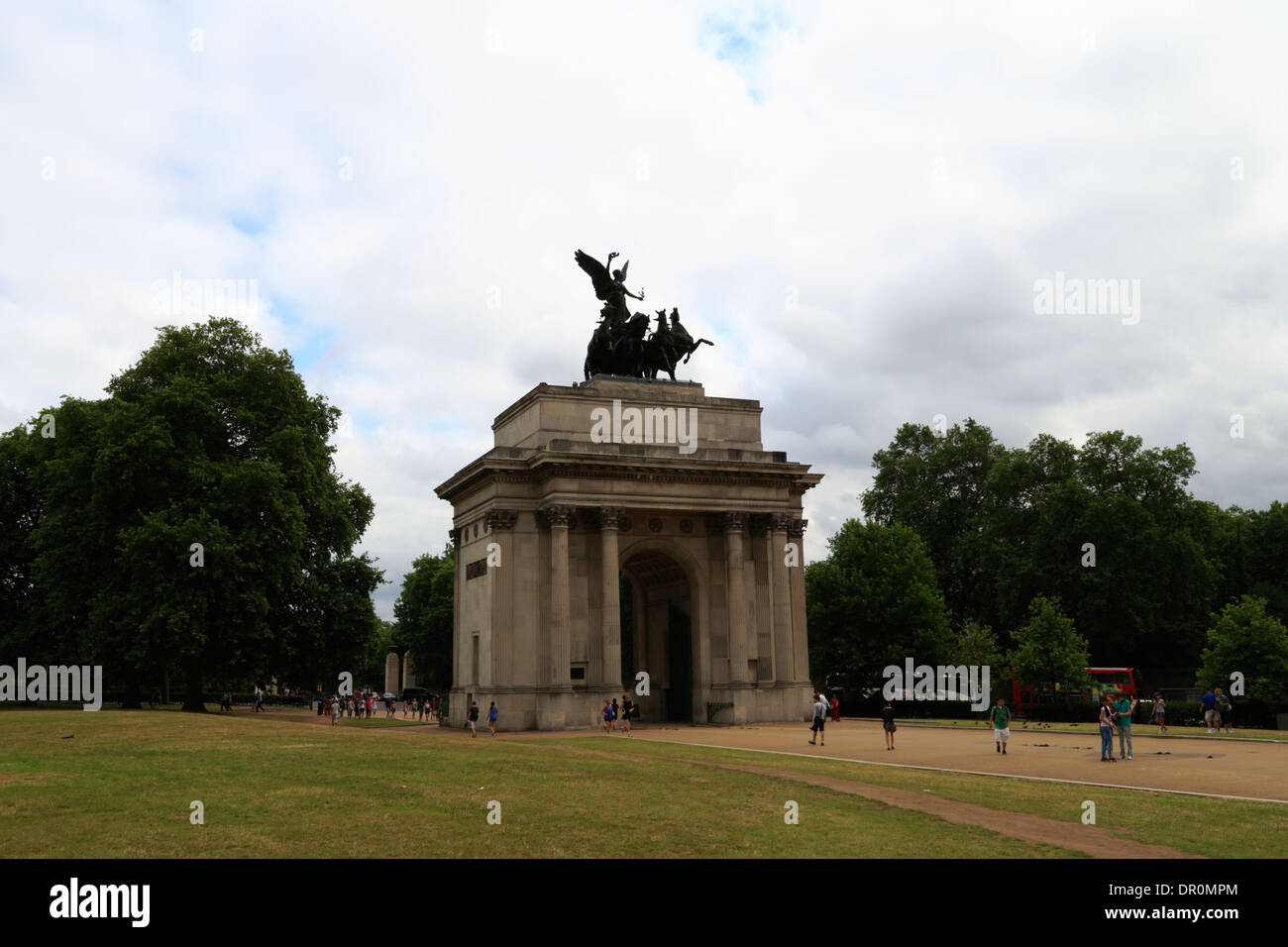 Wellington Arch, Hyde Park Corner, London, United Kingdom Stock Photo ...