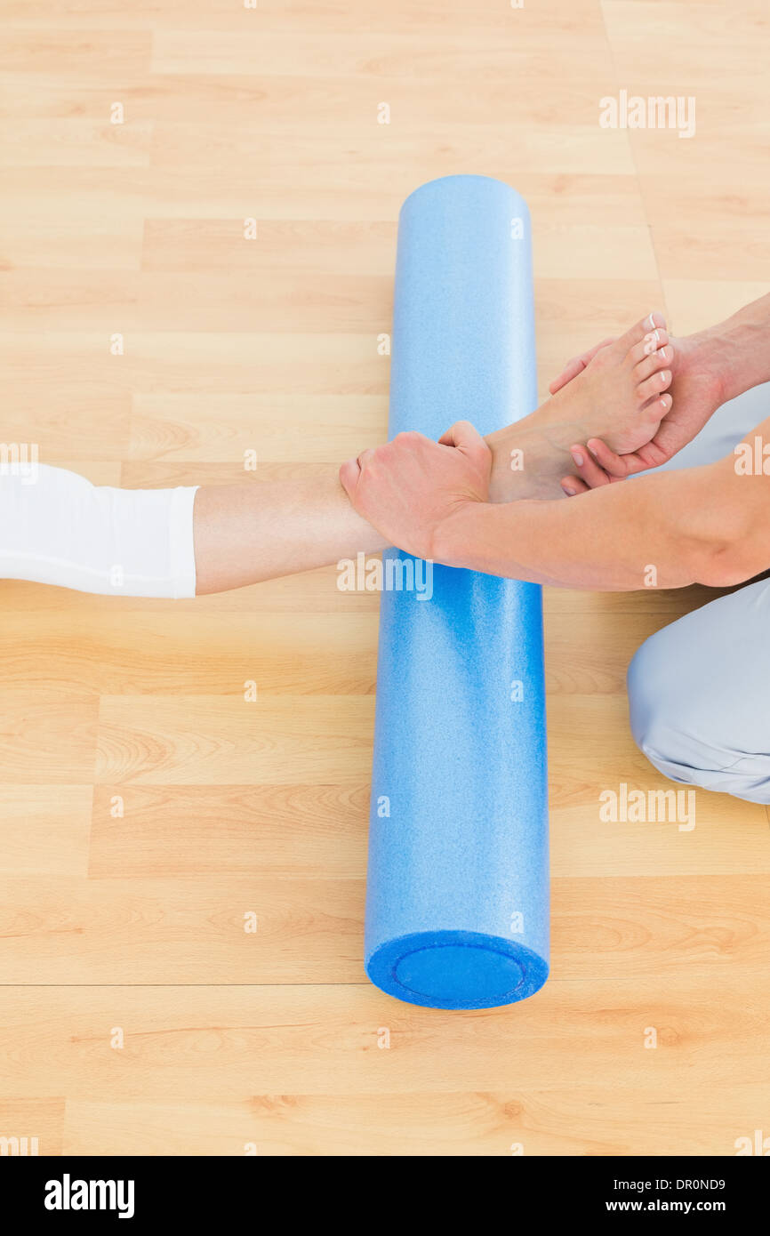 Man touching womans leg hi-res stock photography and images - Alamy