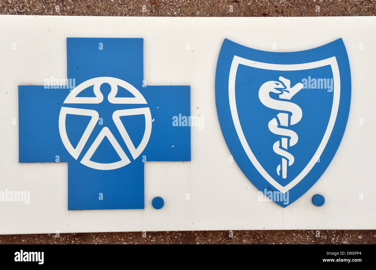 Detroit, USA. 12th Jan, 2014. The logo of Blue Cross Blue Shield ...