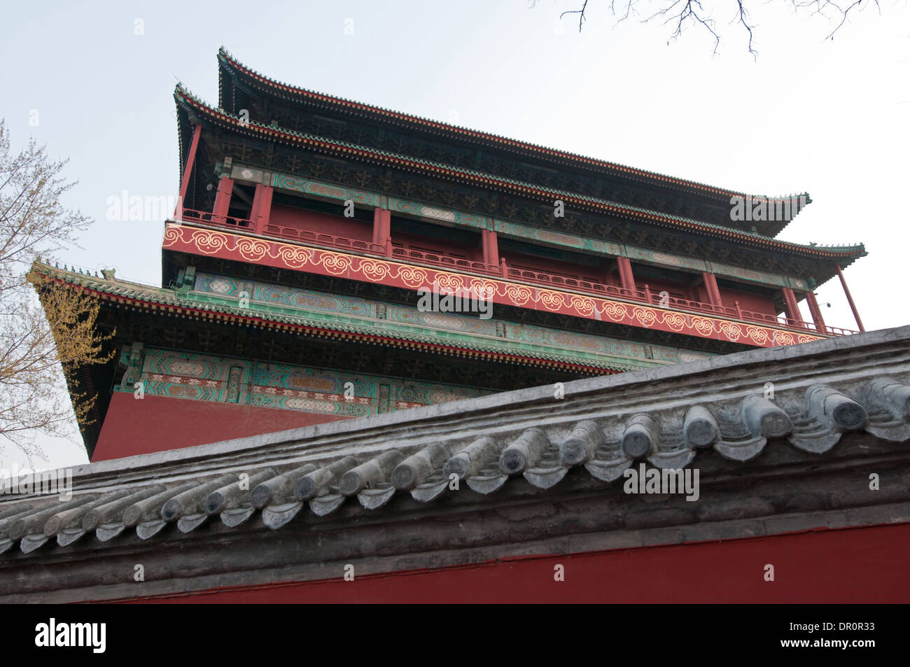 Gulou drum tower hi-res stock photography and images - Alamy