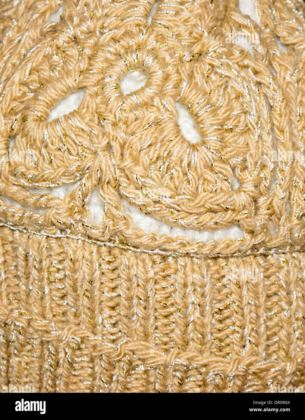 Knitting patterns. Handmade Stock Photo - Alamy