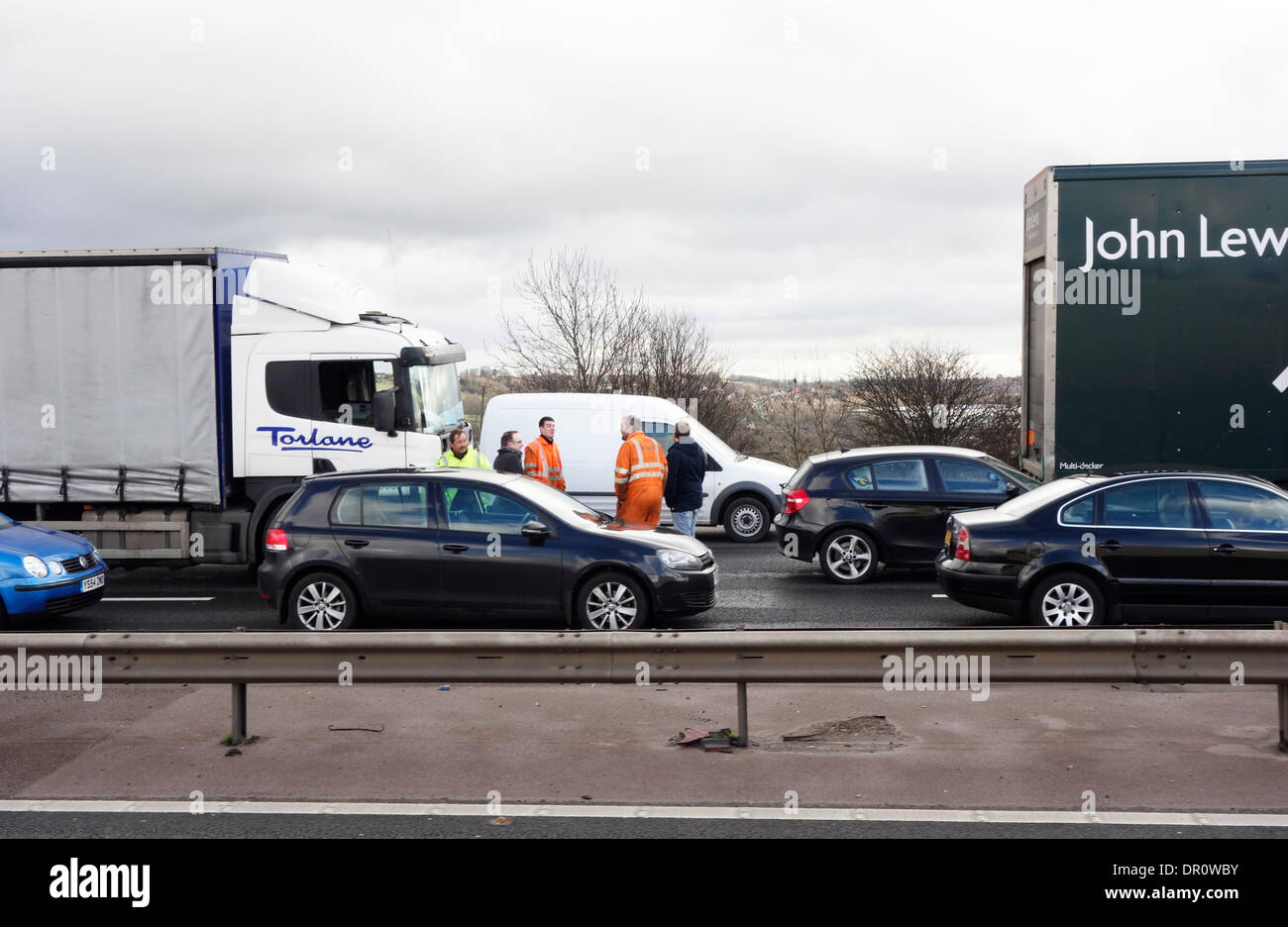 M1 motorway junction 28 hi-res stock photography and images - Alamy