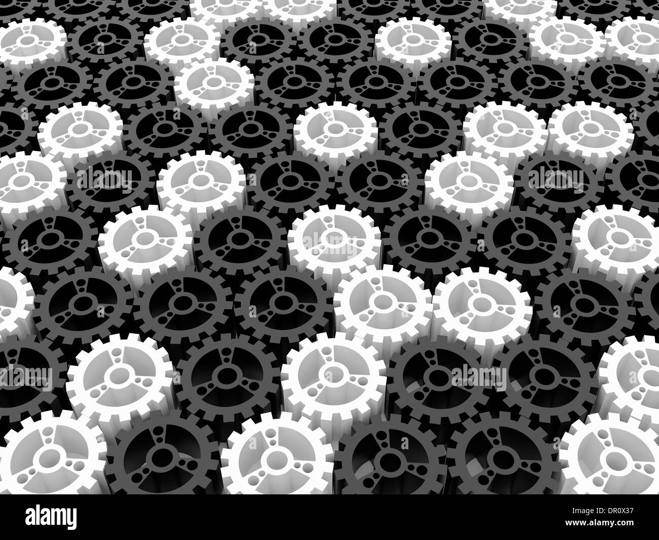 High resolution image cogwheel. 3d rendered illustration. Abstraction ...