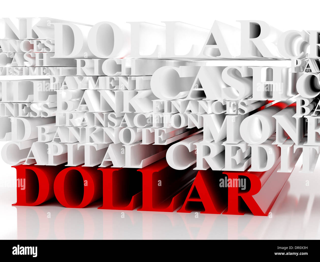 High resolution image. 3d rendered illustration. Business text Stock ...