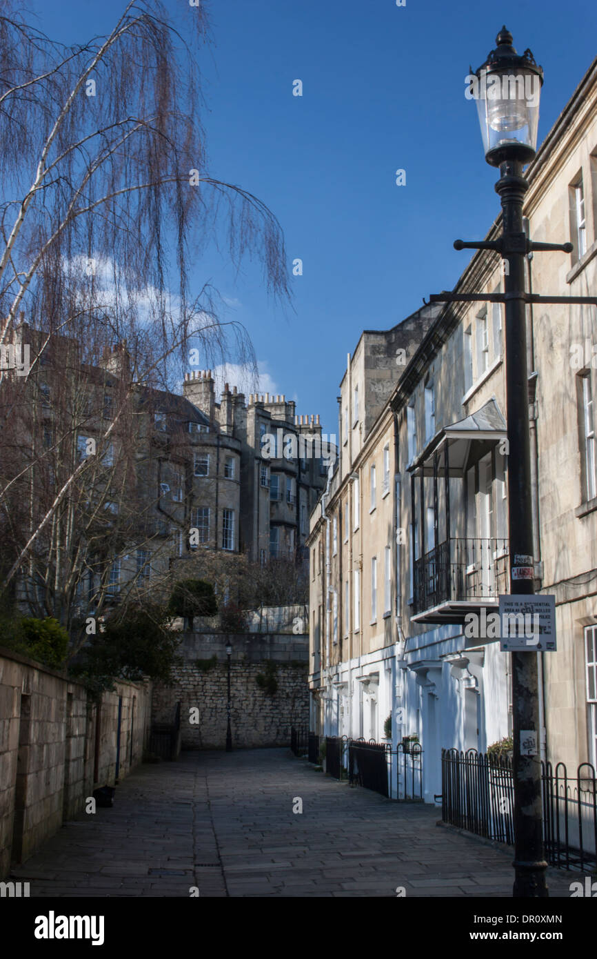 'Miles's Buildings' off George Street, Central Bath. Somerset. UK Stock ...