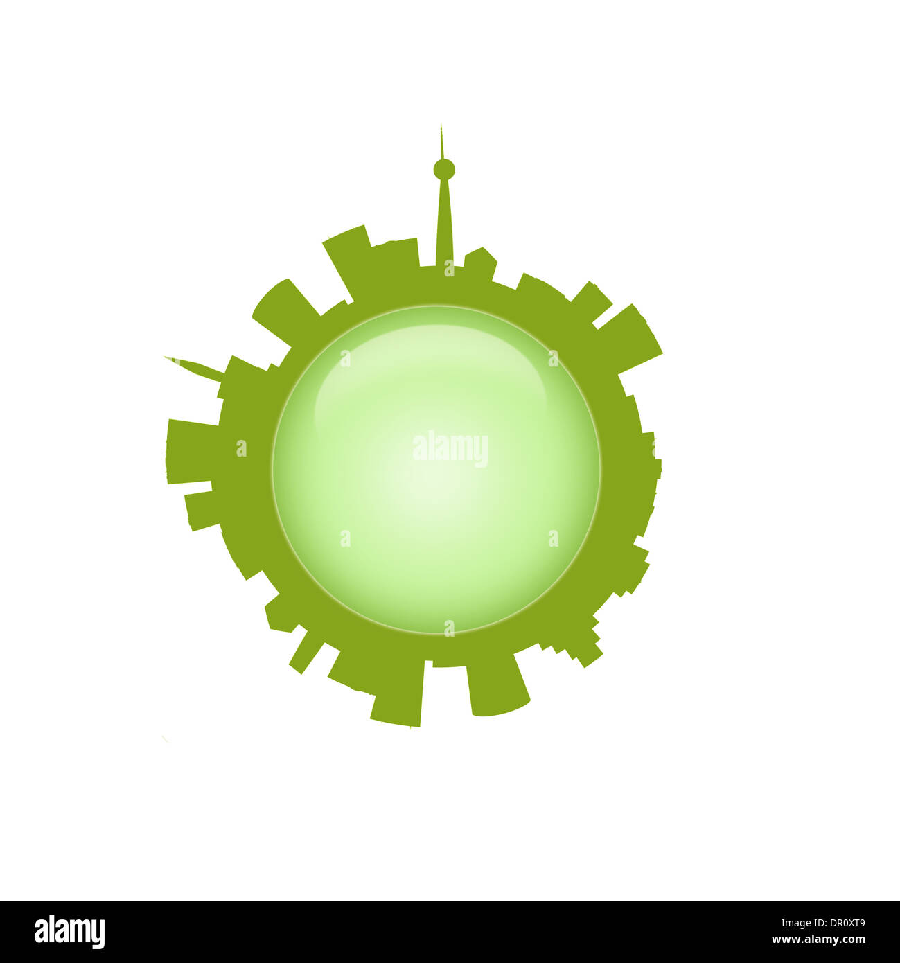 Street scene small city Cut Out Stock Images & Pictures - Alamy