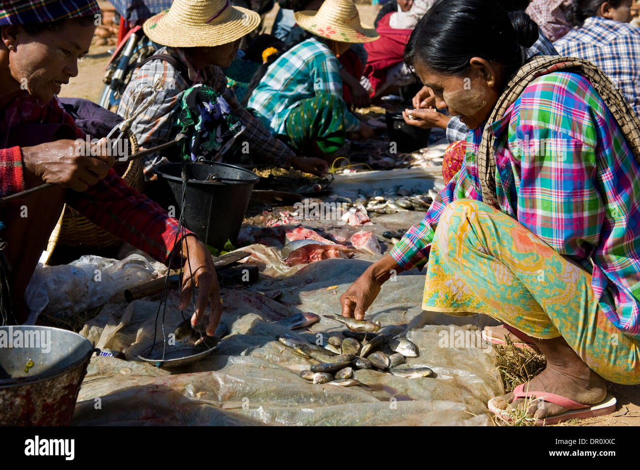 Myanmar, Bagan, local market Stock Photo - Alamy