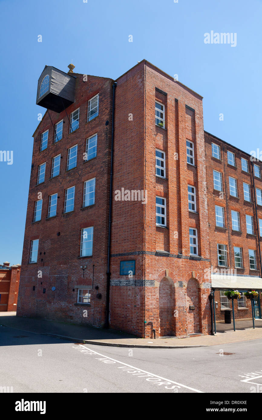Holyrood Lace Mill, now converted to offices, Chard, Somerset Stock ...