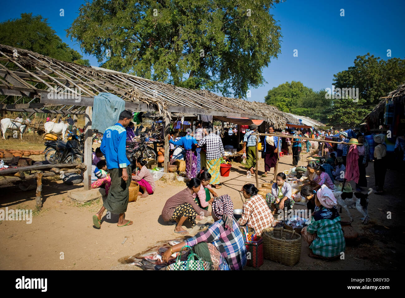 Myanmar, Bagan, local market Stock Photo - Alamy
