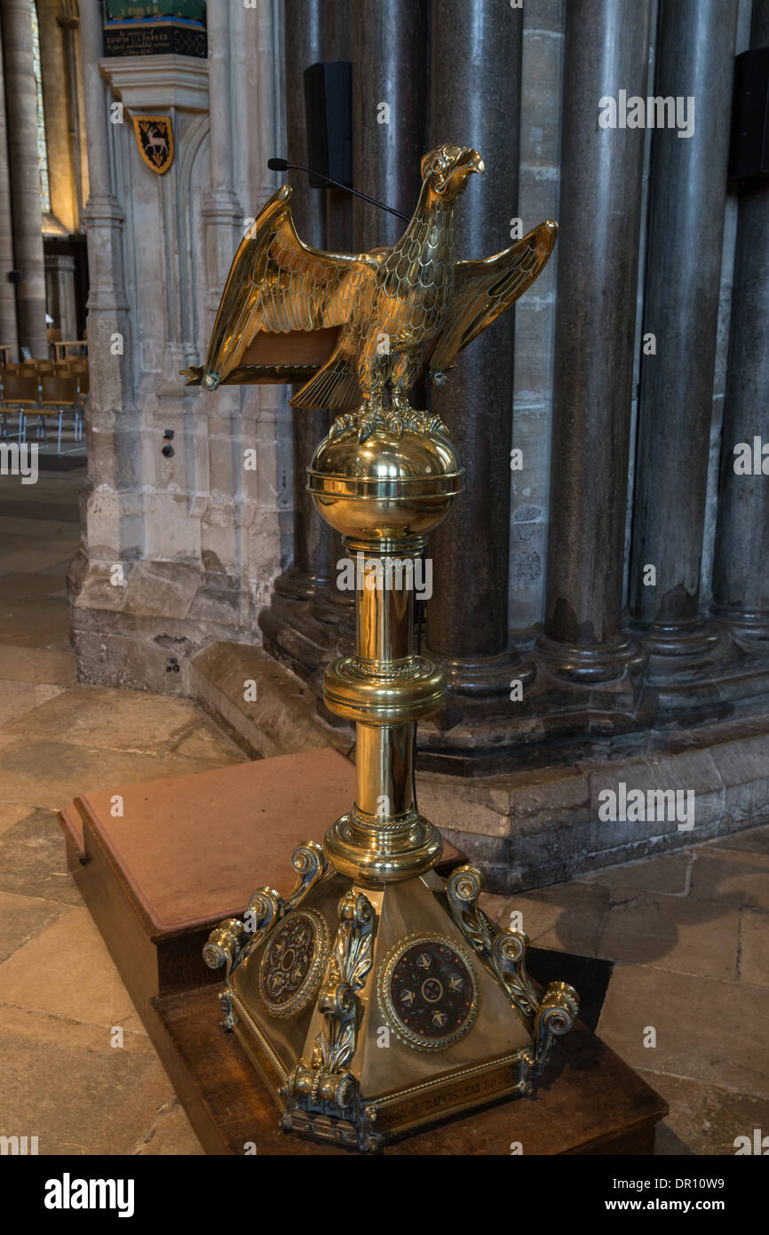 Brass eagle lectern hi-res stock photography and images - Alamy