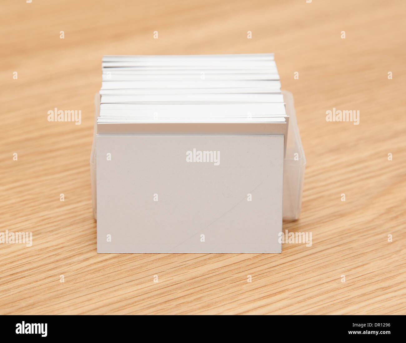 Business card pile on desk Stock Photo - Alamy