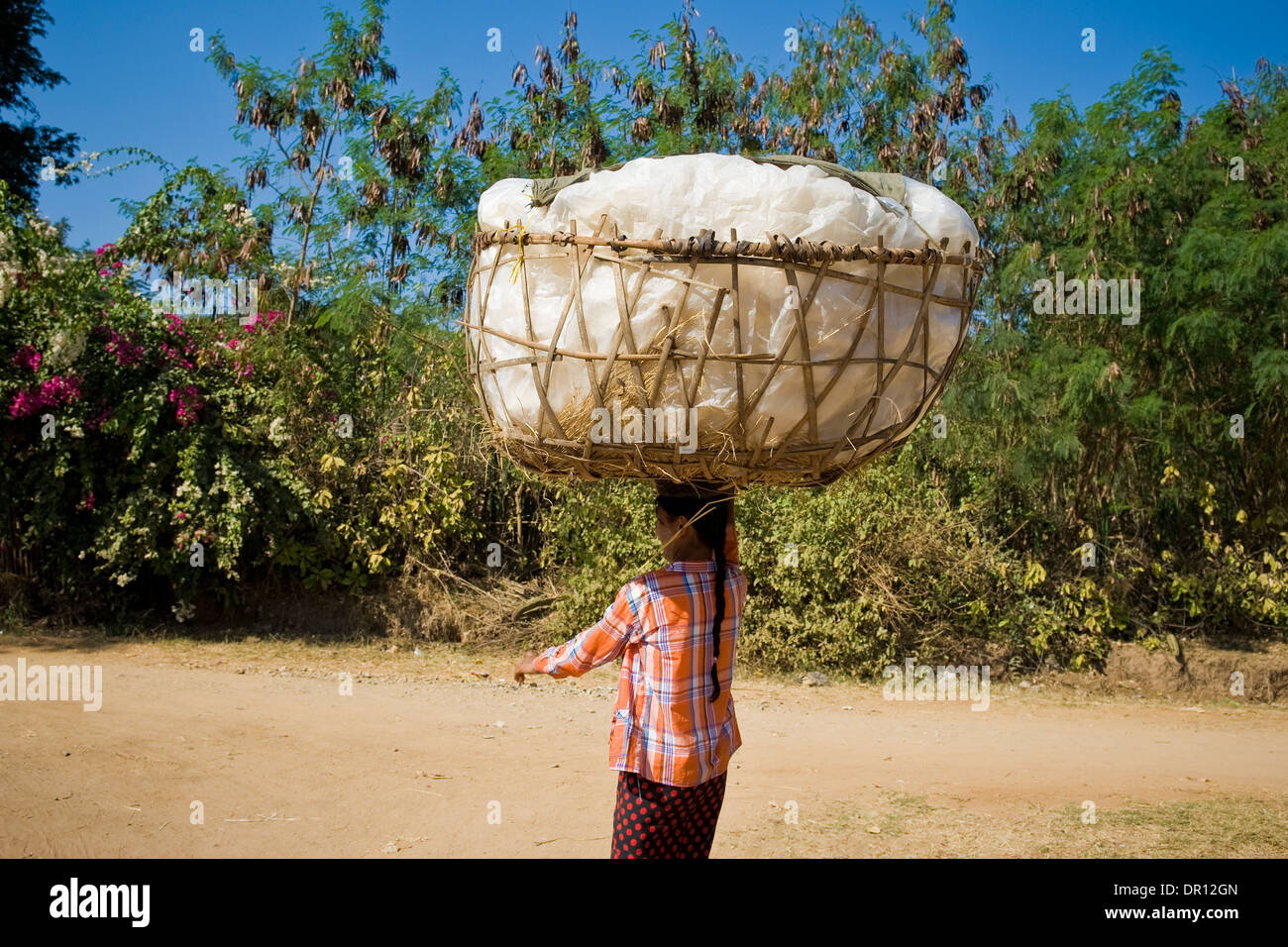 Myanmar, Bagan, local market Stock Photo - Alamy