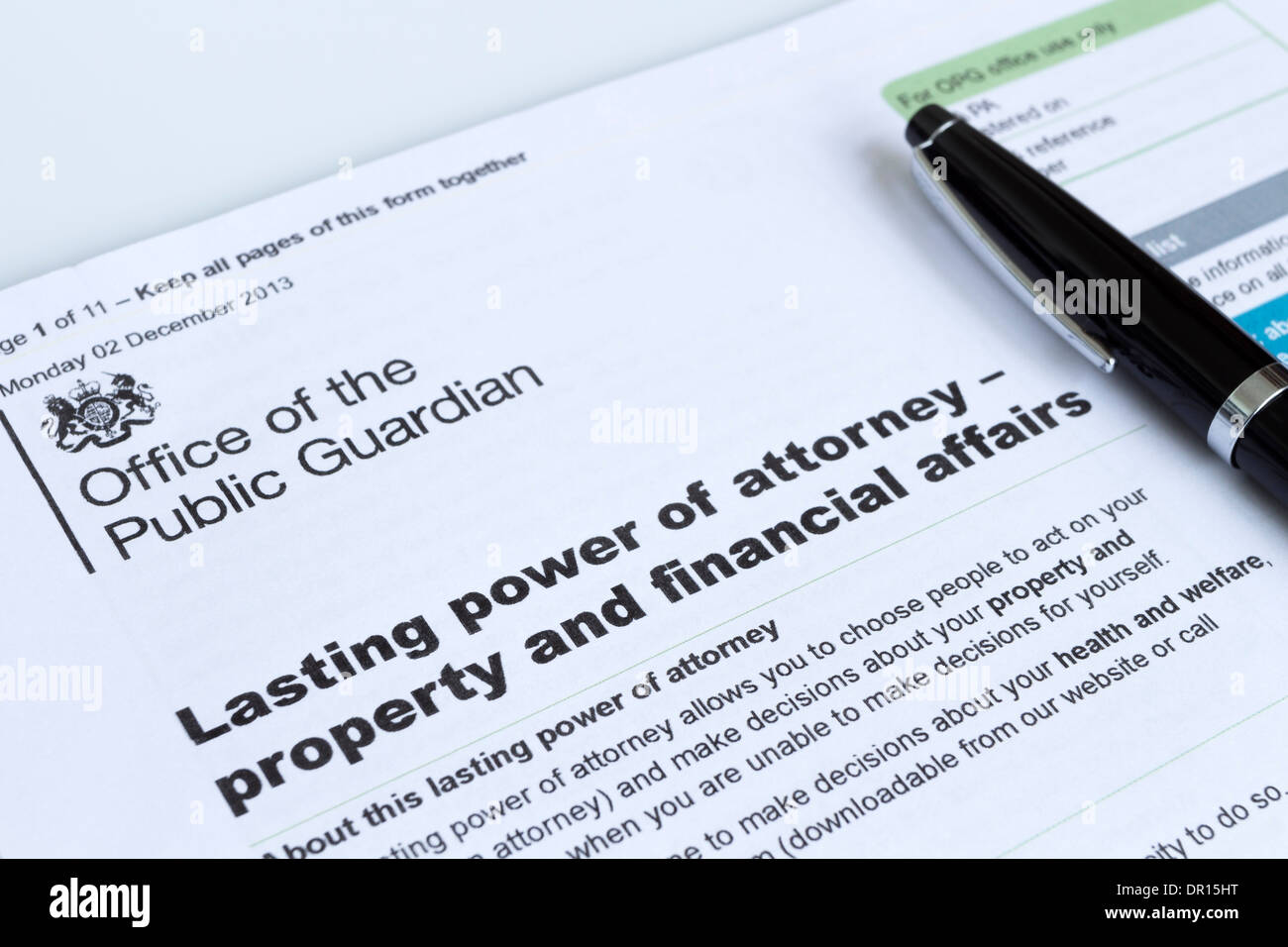 Power Of Attorney High Resolution Stock Photography and Images - Alamy