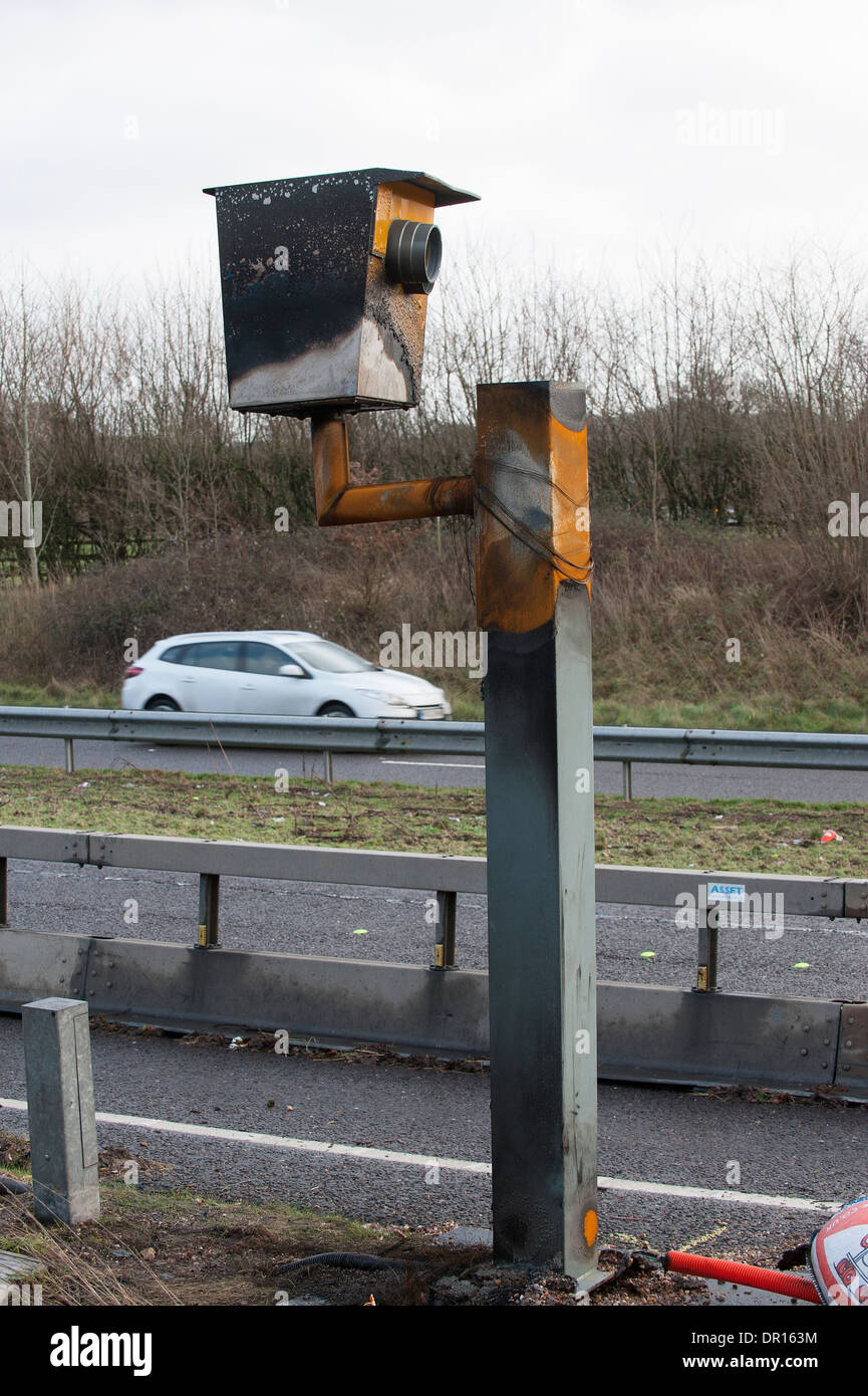 Burnt speed camera hi-res stock photography and images - Alamy