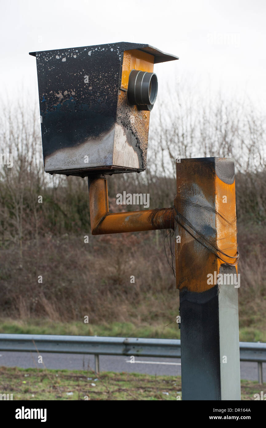 Burnt speed camera hi-res stock photography and images - Alamy