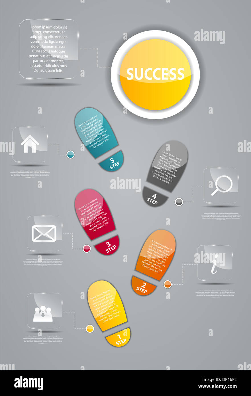 Infographic business template vector illustration Stock Photo - Alamy