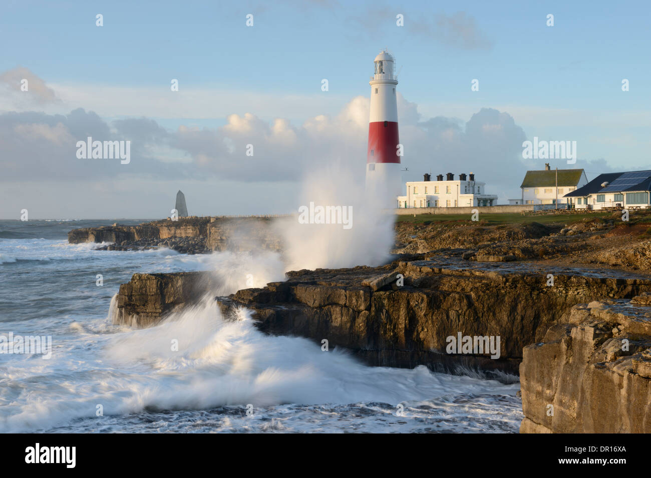 Huge waves caused by spring tides and high winds crash near Portland ...